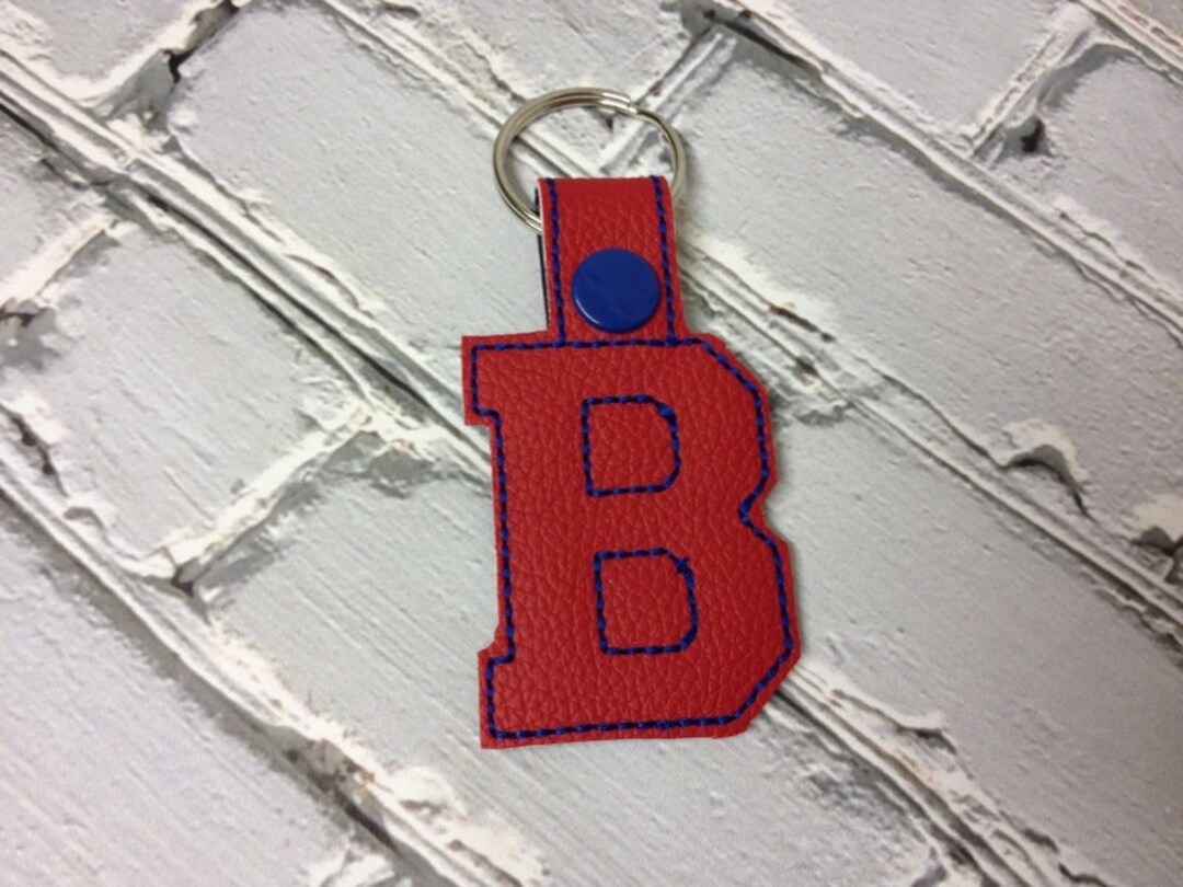 2 Inch Letter b SNAP Key Fob in the Hoop DIGITAL Embroidery DESIGN - Etsy