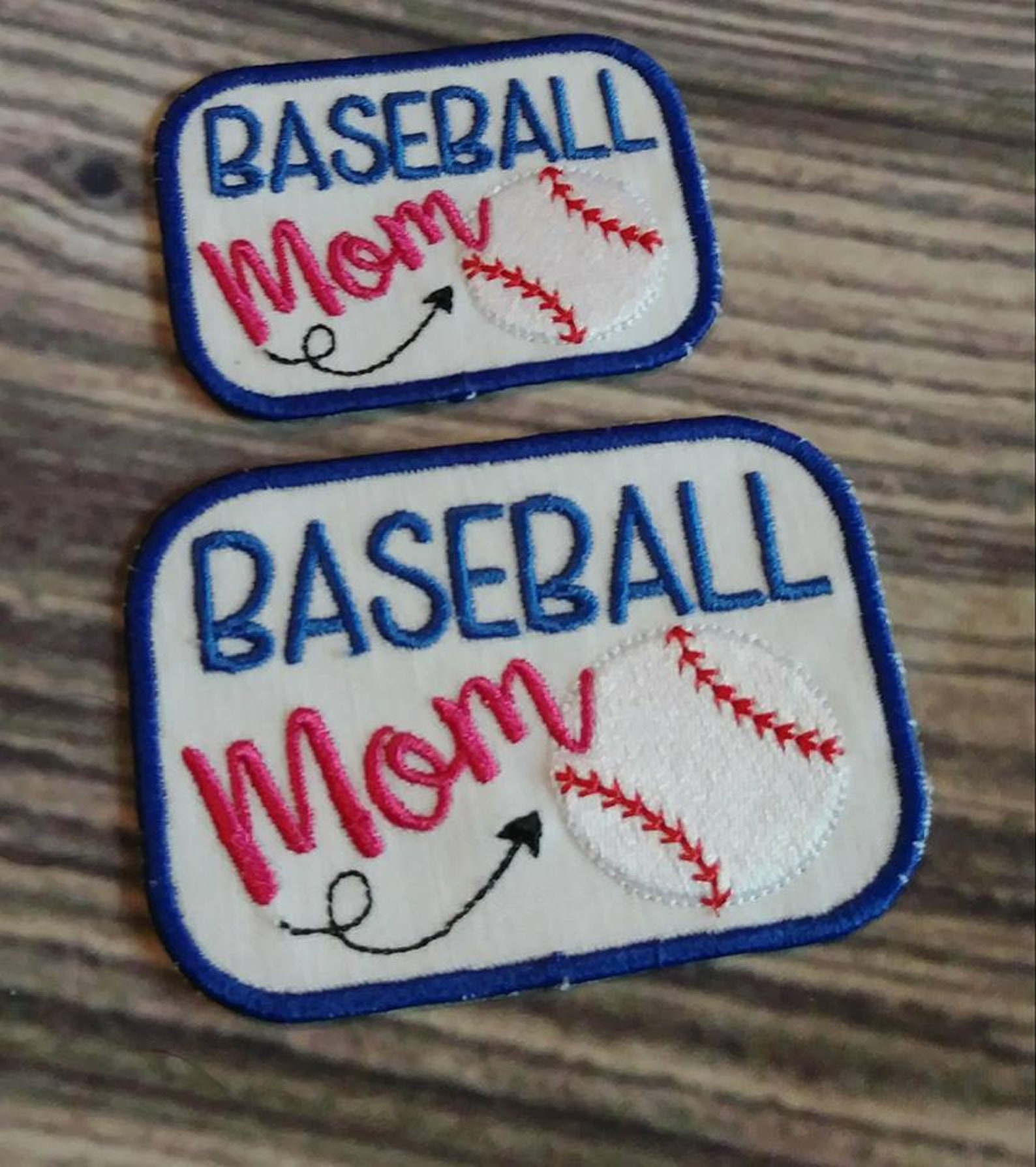 Baseball Mom Hat PATCH 2 Sizes DIGITAL Embroidery Design | Etsy