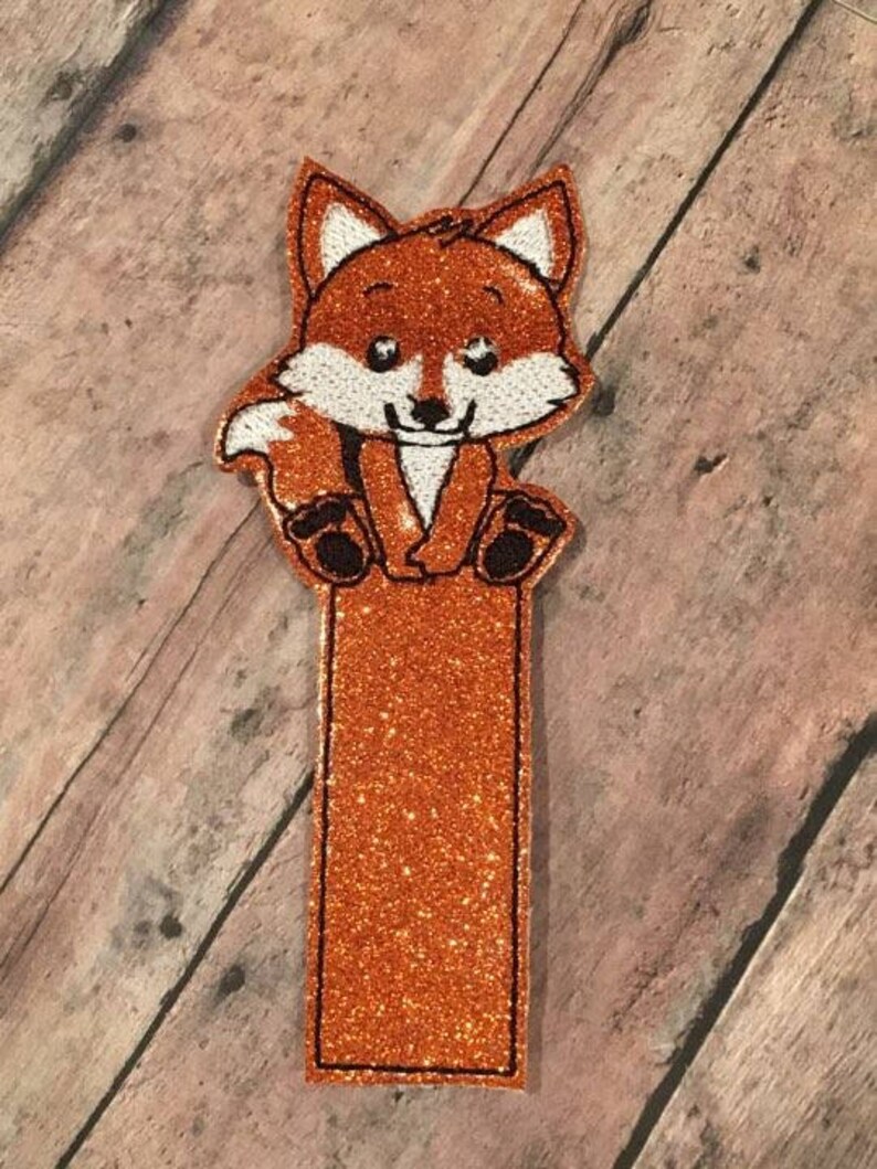 Fox Bookmark in the Hoop DIGITAL EMBROIDERY Design | Etsy