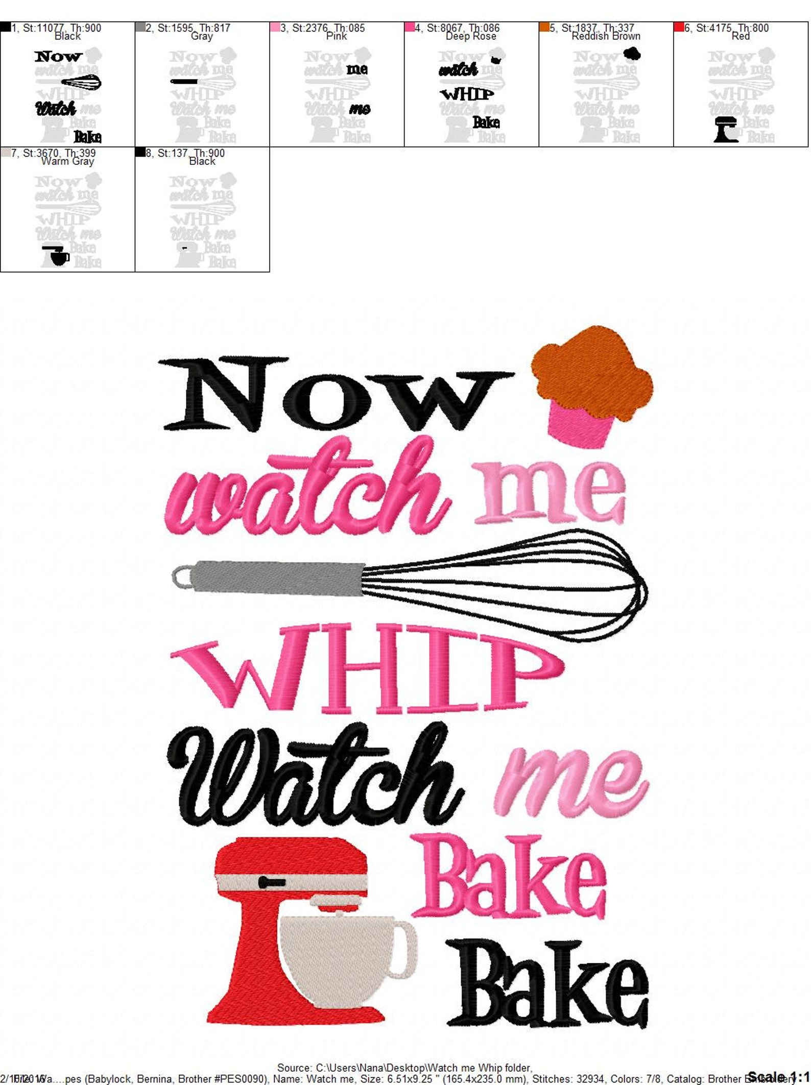 Watch Me Whip Watch Me Bake Bake Mixer Whisk 4 Sizes - Etsy