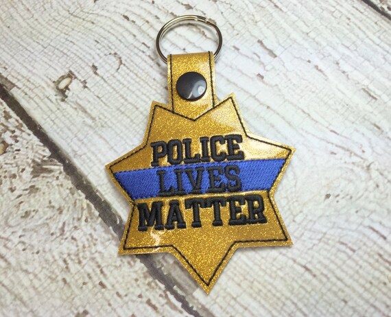 7 Point Star Badge Police Lives Matter Point on Bottom | Etsy