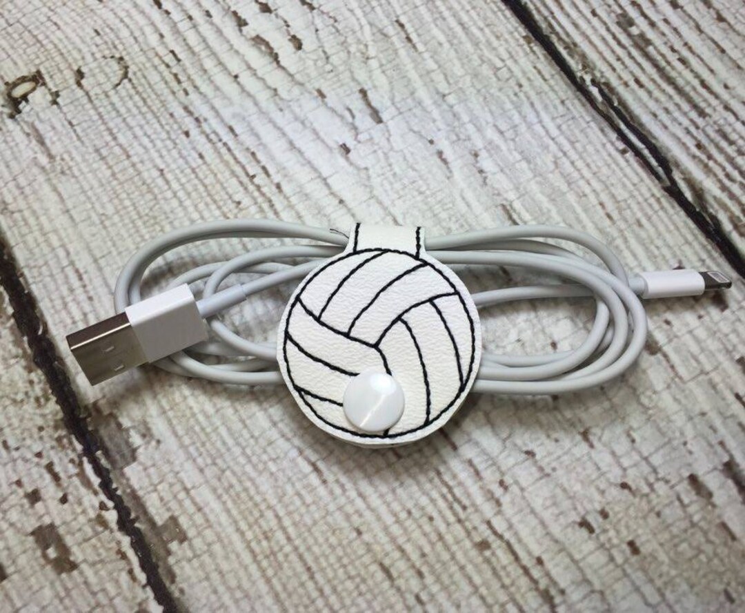 Volleyball - Sports - Cord Holder - in the Hoop - DIGITAL Embroidery ...