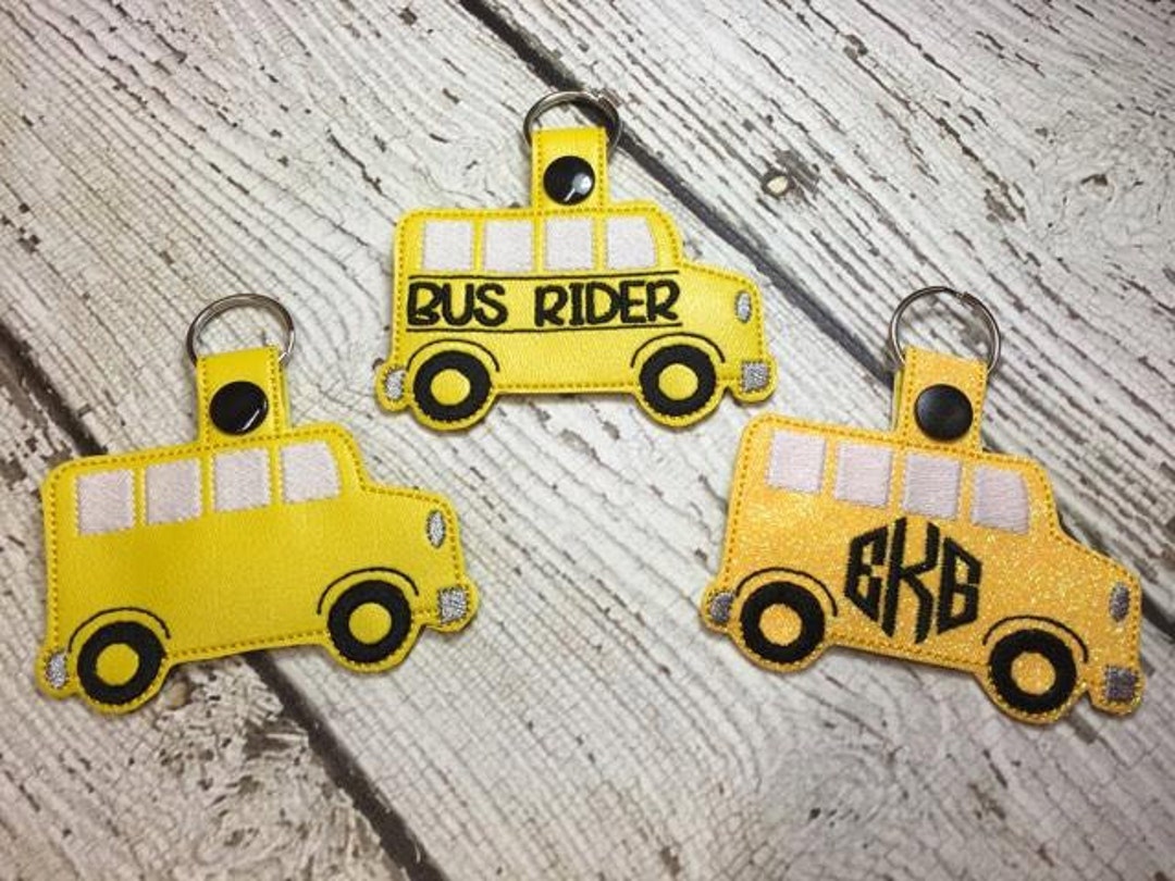 Bus Rider - AND Blank School Bus - 2 Files Included - BAG TAG- Digital ...