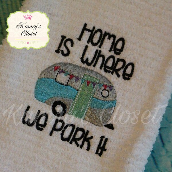 Camping Embroidery - Etsy