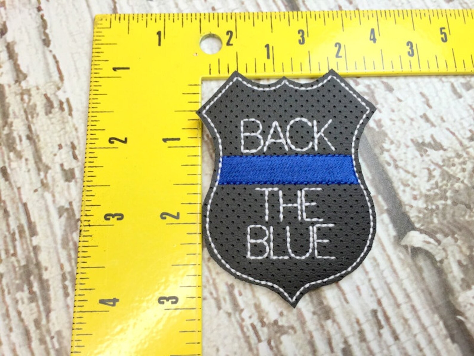 Back the Blue 3" FELTIE for Lapel Pin - POLICE - Cop - Law Enforcement ...