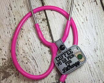 BLANK Stethoscope Tab Doctor Nurse Key Fob in the Hoop | Etsy