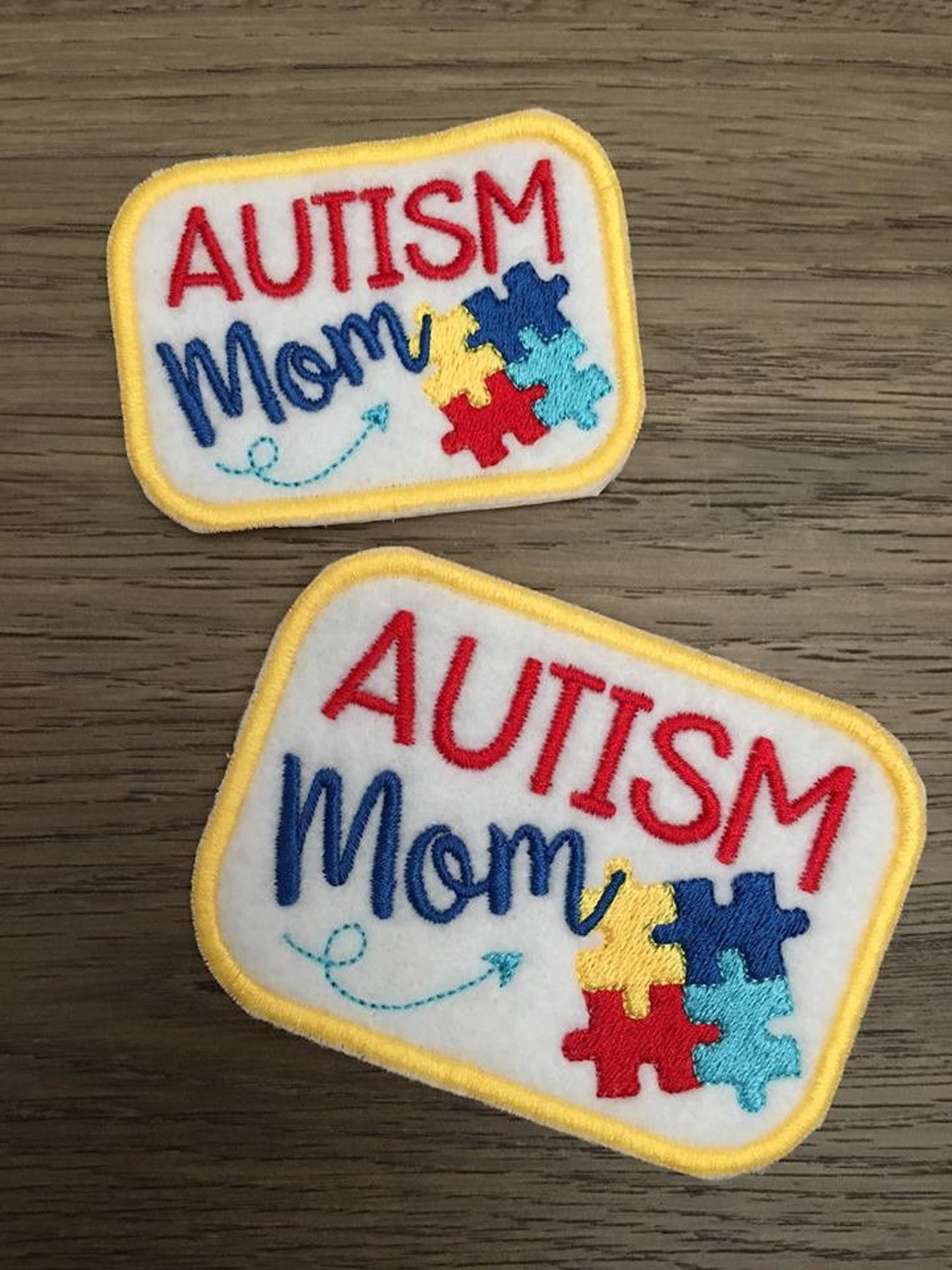 Autism Mom Hat PATCH 2 Sizes DIGITAL Embroidery Design | Etsy