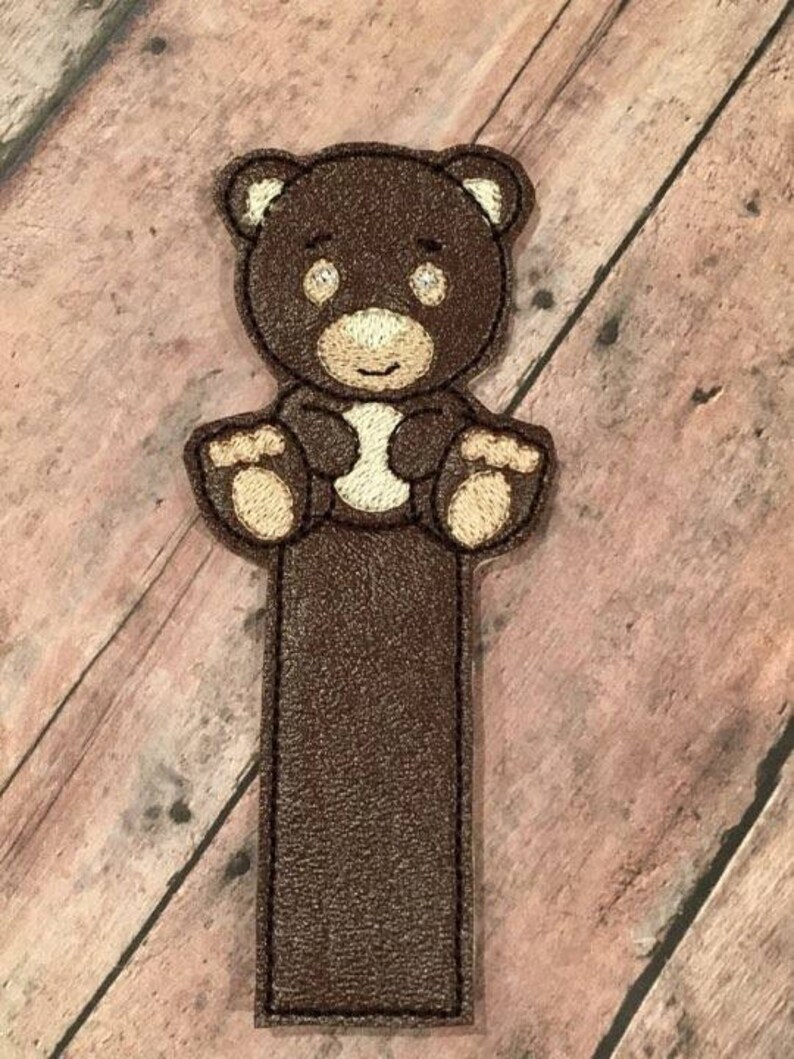 Bear Bookmark in the Hoop DIGITAL EMBROIDERY Design - Etsy