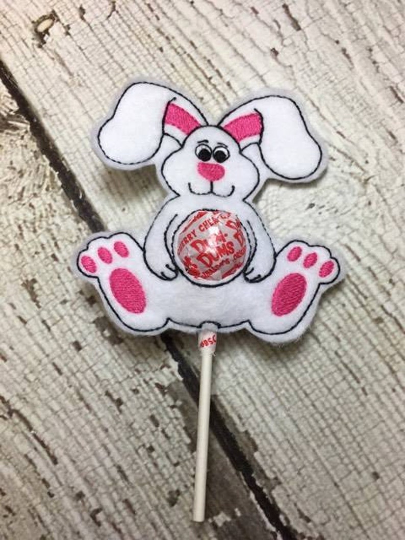 Bunny Sucker Lollipop Holder Easter Candy Holder in - Etsy