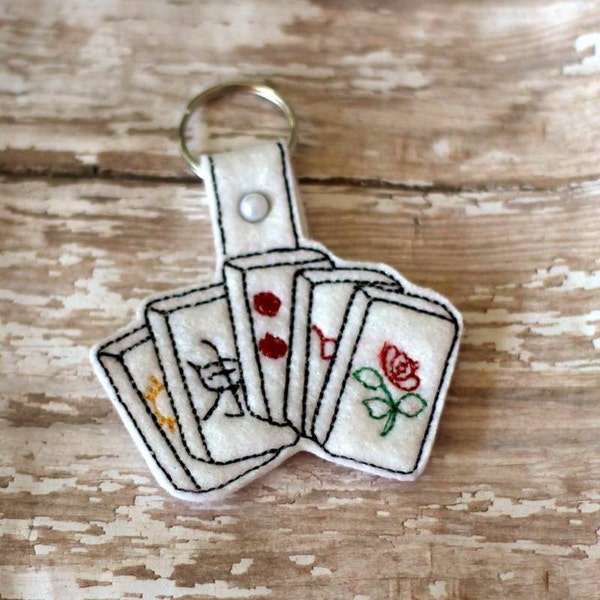 Mahjong Embroidery - Etsy