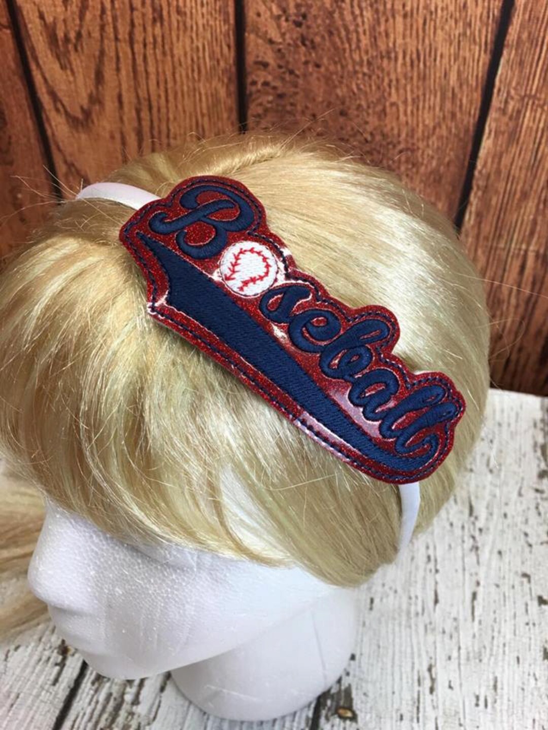 Baseball Team Headband Slip on DIGITAL Embroidery DESIGN - Etsy