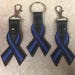 Thin Blue Line - Police - Support - Awareness Ribbon - Key Fob Design ...