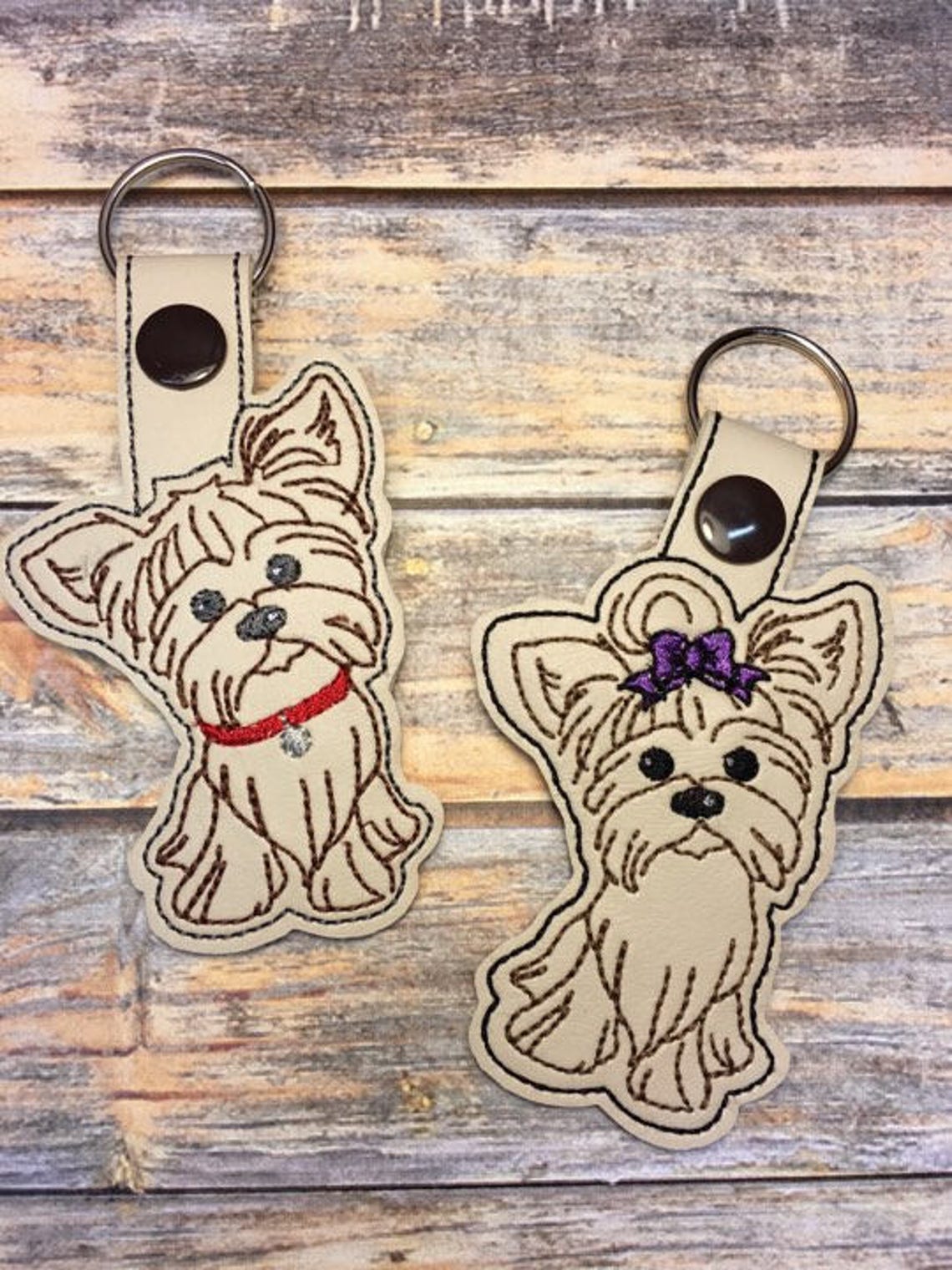 Yorkie Dog SET 2 Designs Included in the Hoop | Etsy
