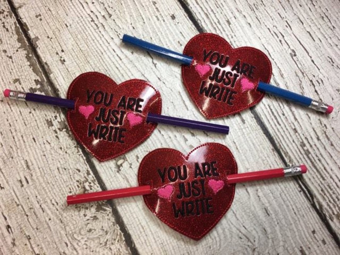 You Are Just Write - Pencil Holder - Valentine's - Valentine's Day - in ...