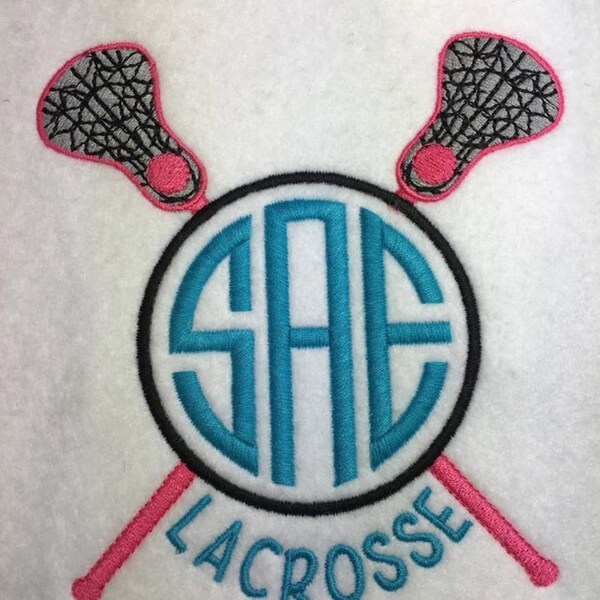 Lacrosse Embroidery - Etsy