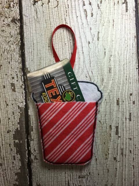 Coffee - to Go Cup - Java - Gift Card Holder - Christmas - Ornament ...