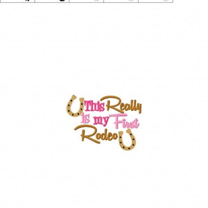 This REALLY is My First Rodeo 4 Sizes Included Cowboy - Etsy