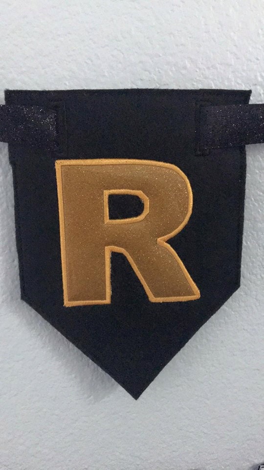 ITH Alphabet Banner Birthday Baby Shower Name Design 5 - Etsy