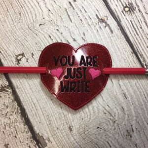 You Are Just Write - Pencil Holder - Valentine's - Valentine's Day - in ...