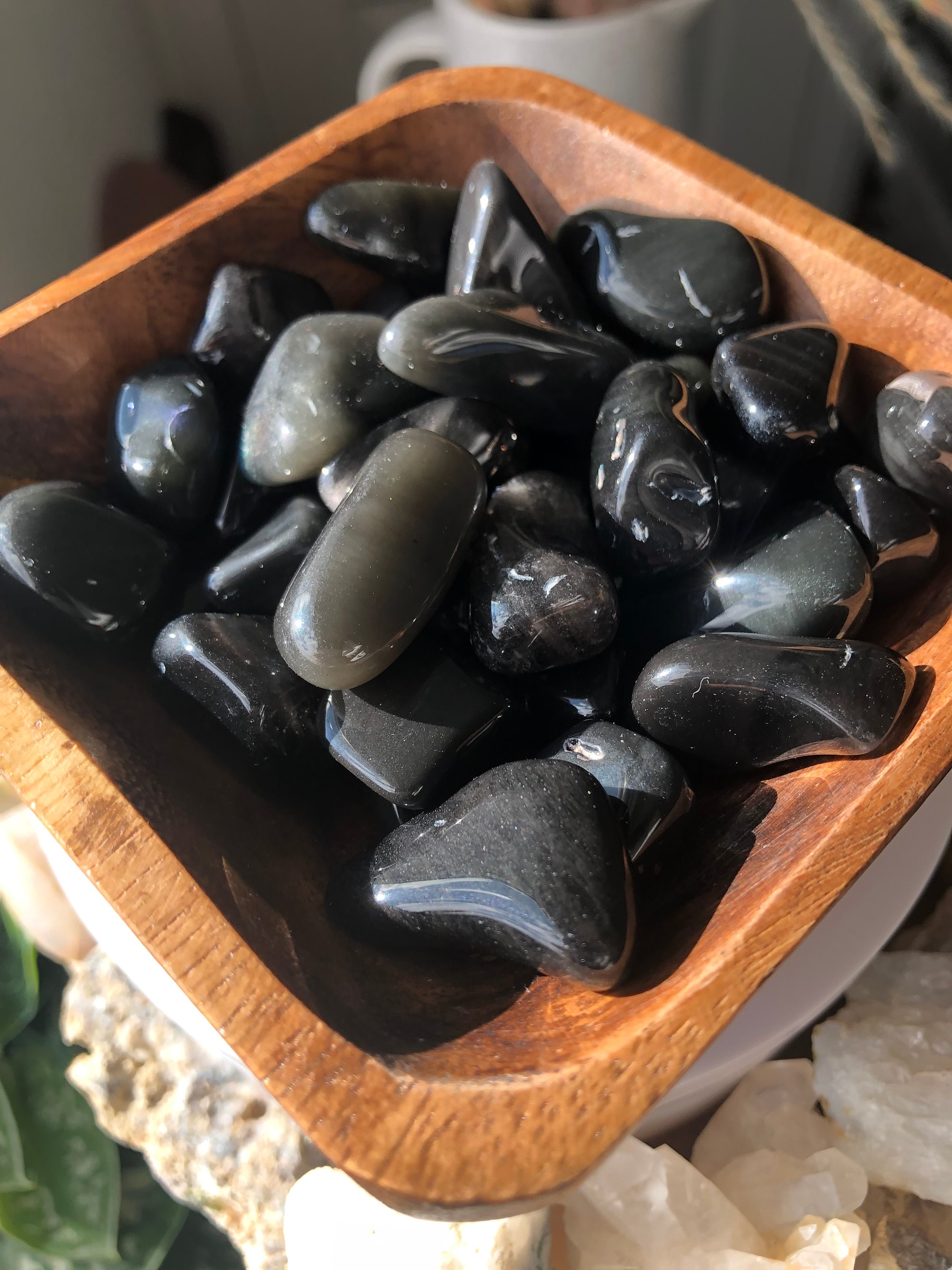Nevada Obsidian Stones - Powerful Natural Black Obsidian Crystals for ...