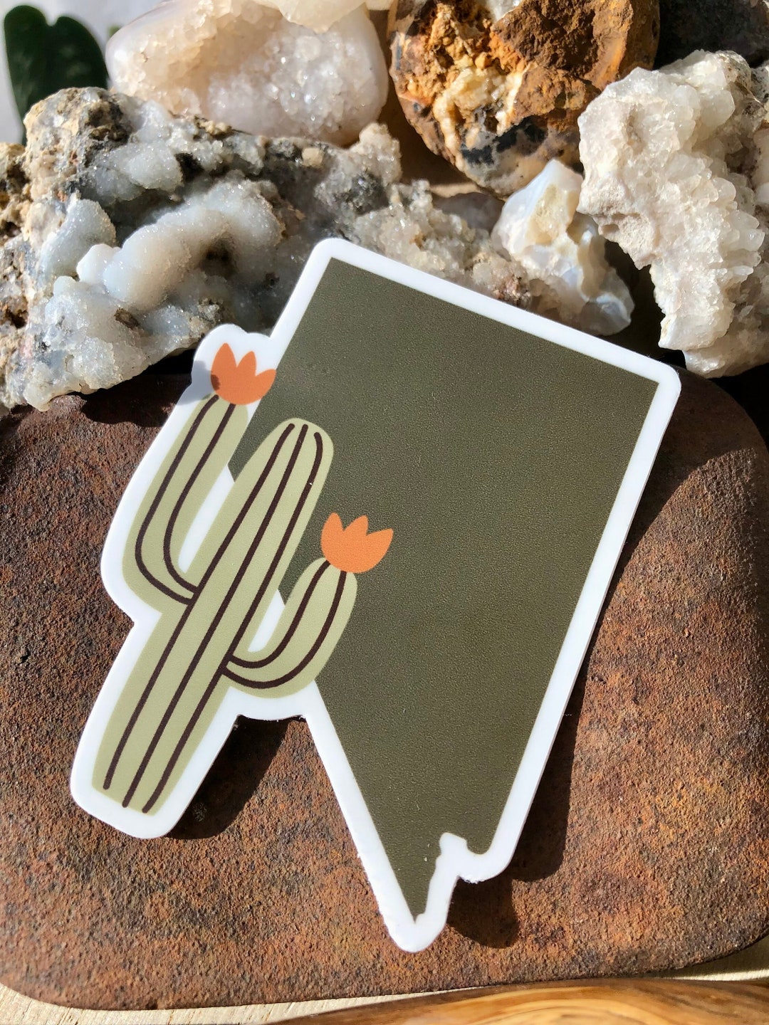 NV Cactus Vinyl Sticker Unique 3-inch Decal With Desert Charm - Etsy