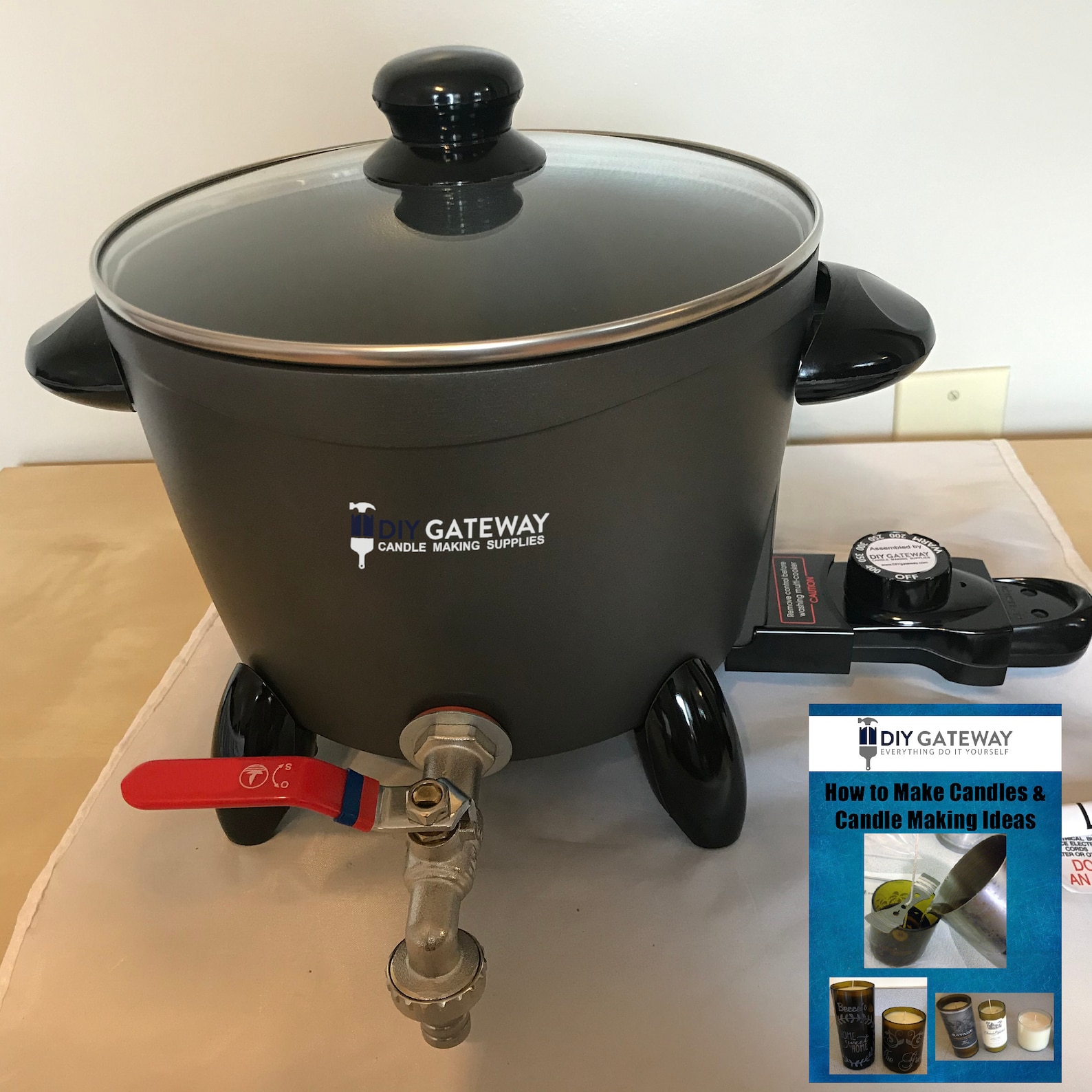 Wax Melter for Candle Making, Large Electric 10 LB Wax Melting Pot ...