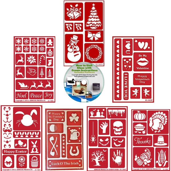 Holiday Stencils - Etsy