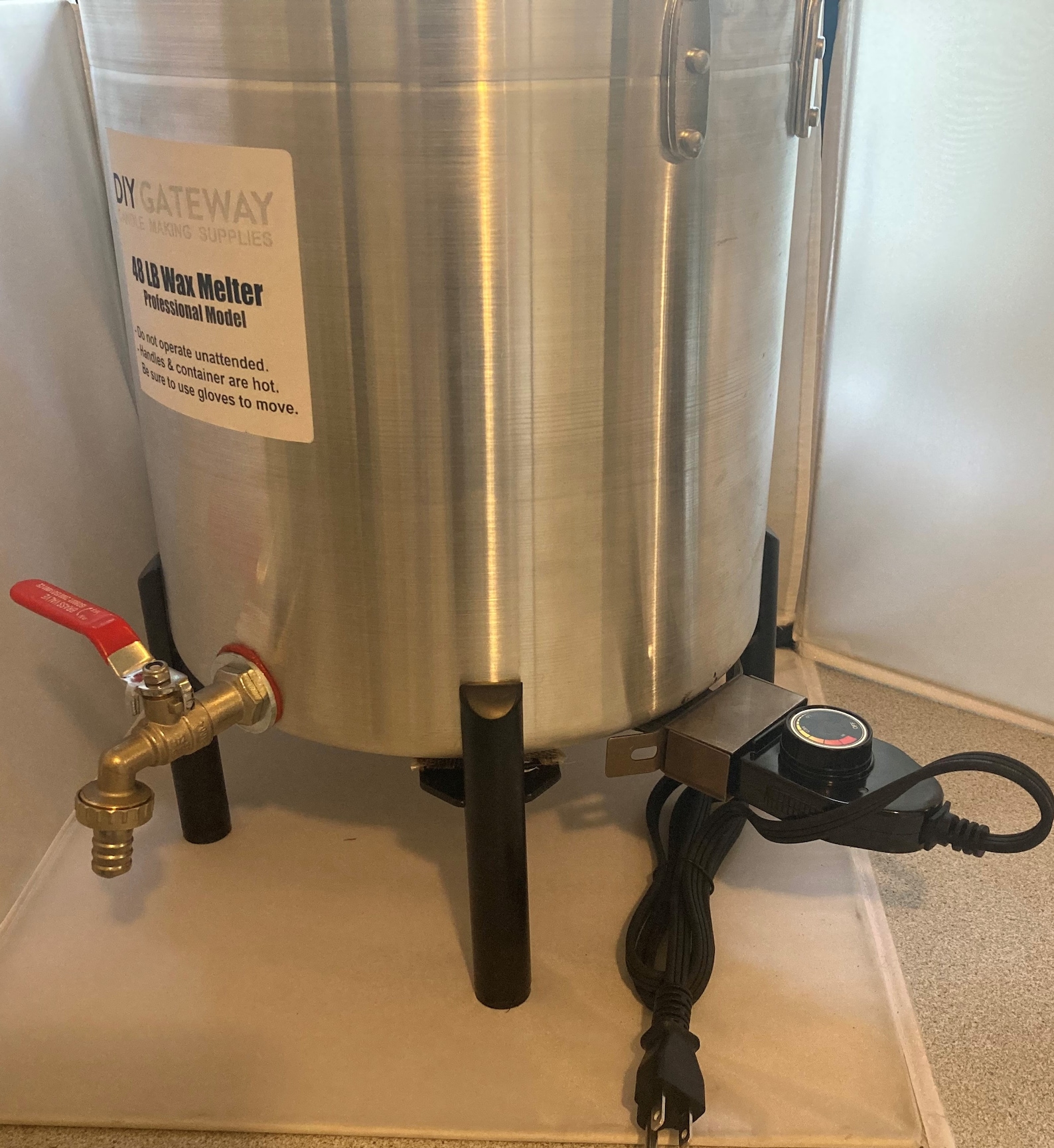 42 LB Super Large Wax Melter for Candle Making: Electric Aluminum Wax ...