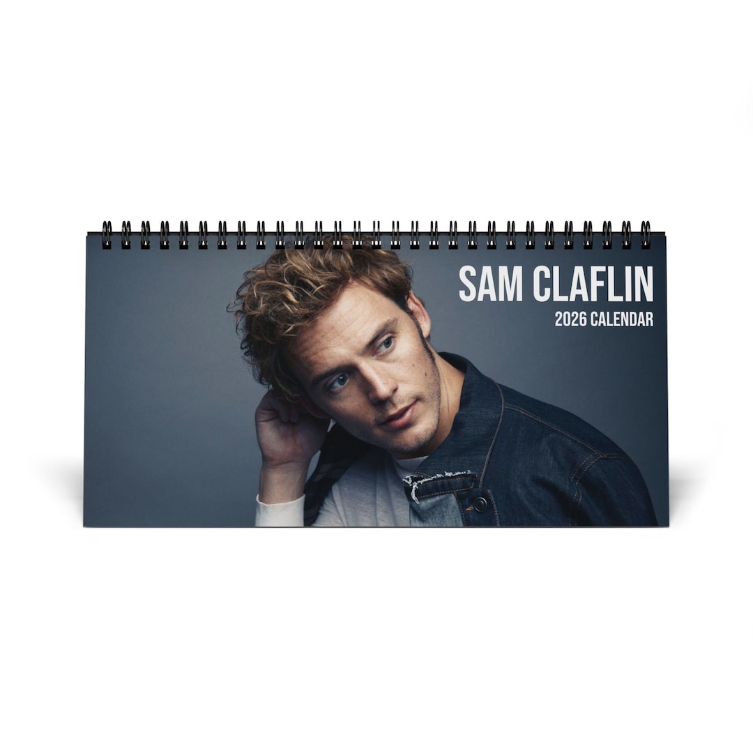 Sam Claflin - 2026 Desktop Calendar - Etsy