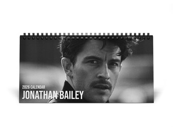 Jonathan Bailey 2026 Calendar | 2026 Wall Calendar | Bridgerton ...