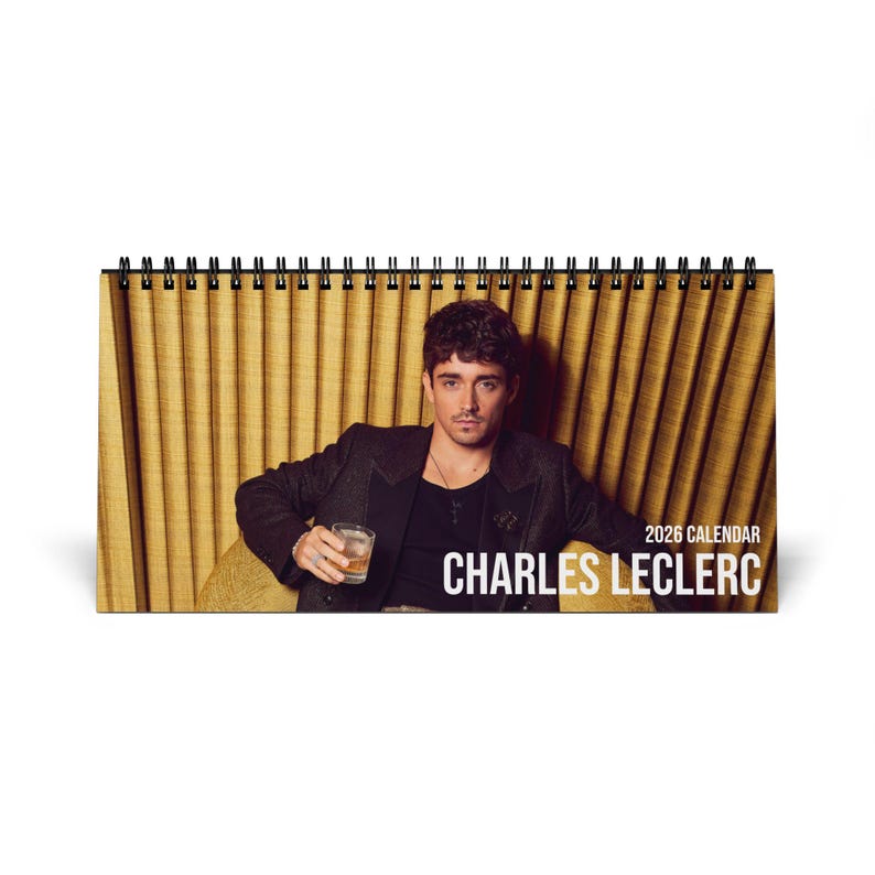 Charles Leclerc - 2026 Desktop Calendar - Etsy