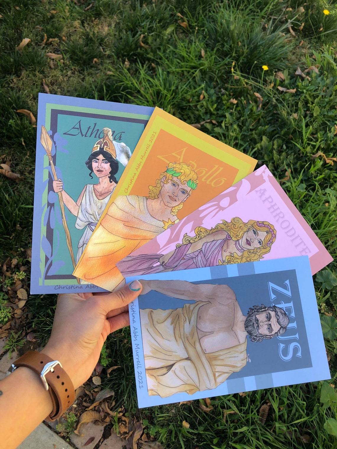 Greek Mythology Postcards Pack | Etsy