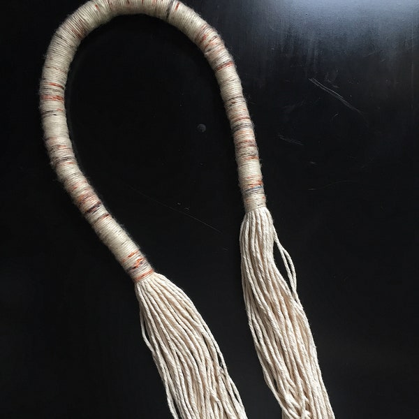 Fiber Necklace - Etsy