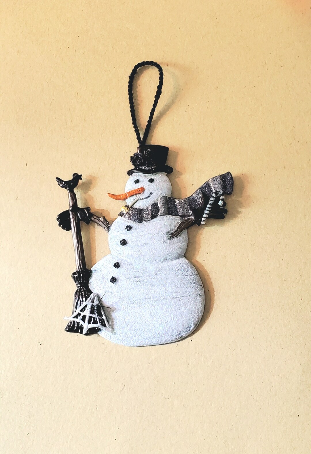 Gothic Snowman Ornament - Etsy
