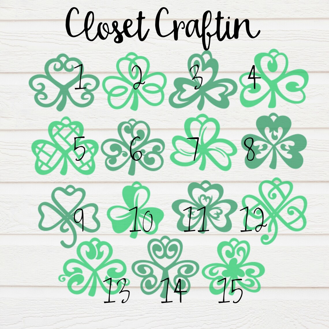 Shamrock Decal Shamrock Sticker Car Decal Cup Decal Irish - Etsy