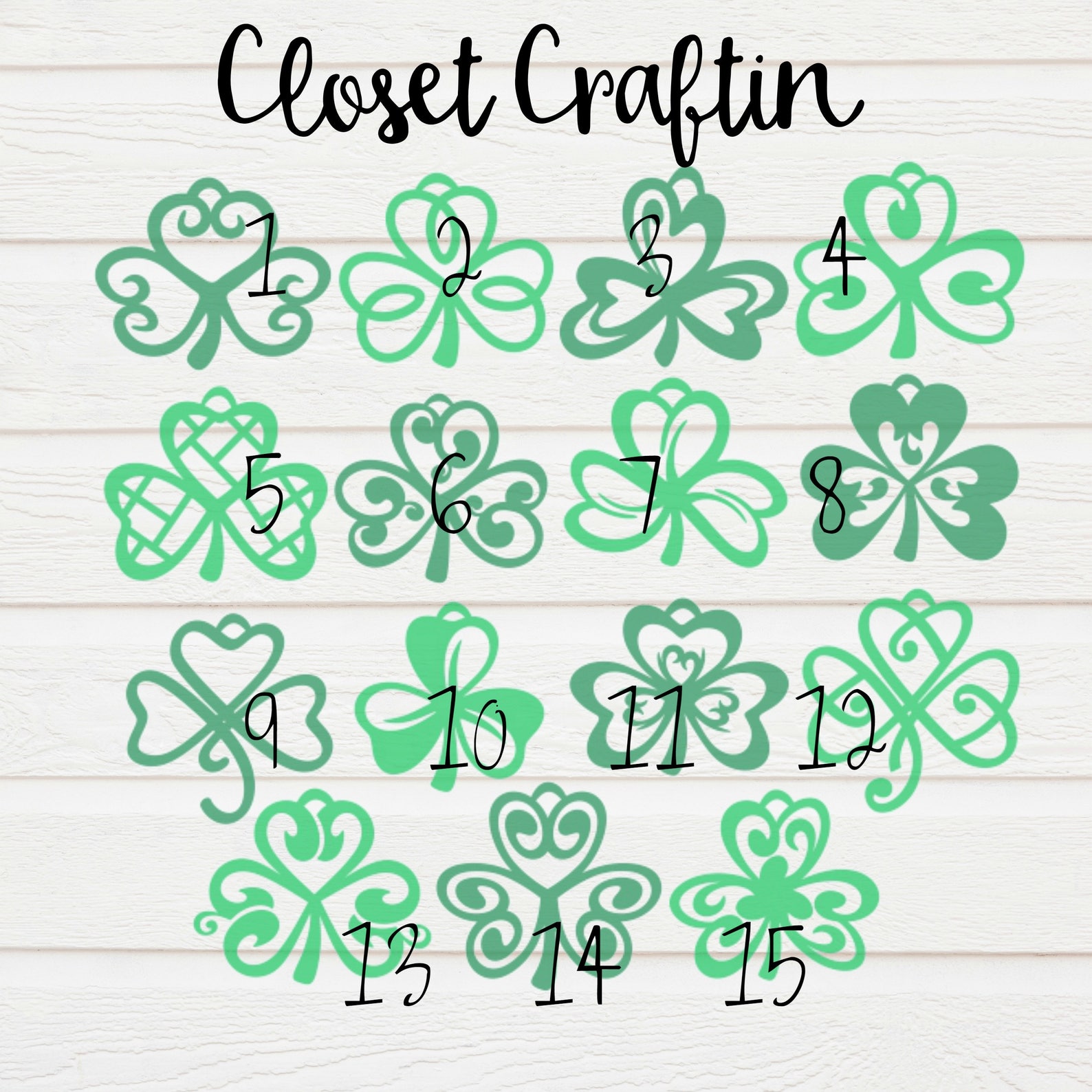Shamrock Decal Shamrock Sticker Car Decal Cup Decal Irish - Etsy