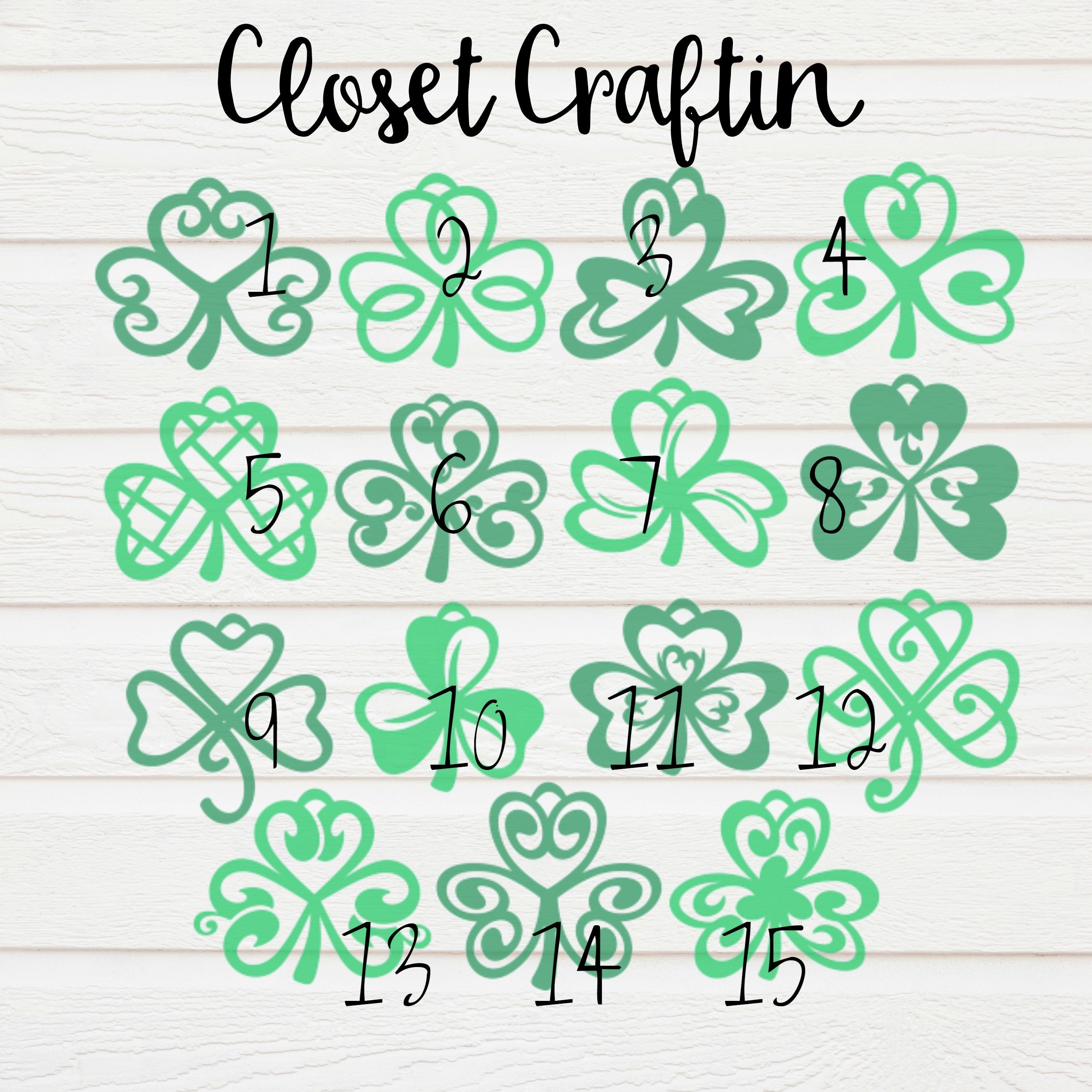 Shamrock Decal, Shamrock Sticker, Car Decal, Cup Decal, Irish Decal - Etsy