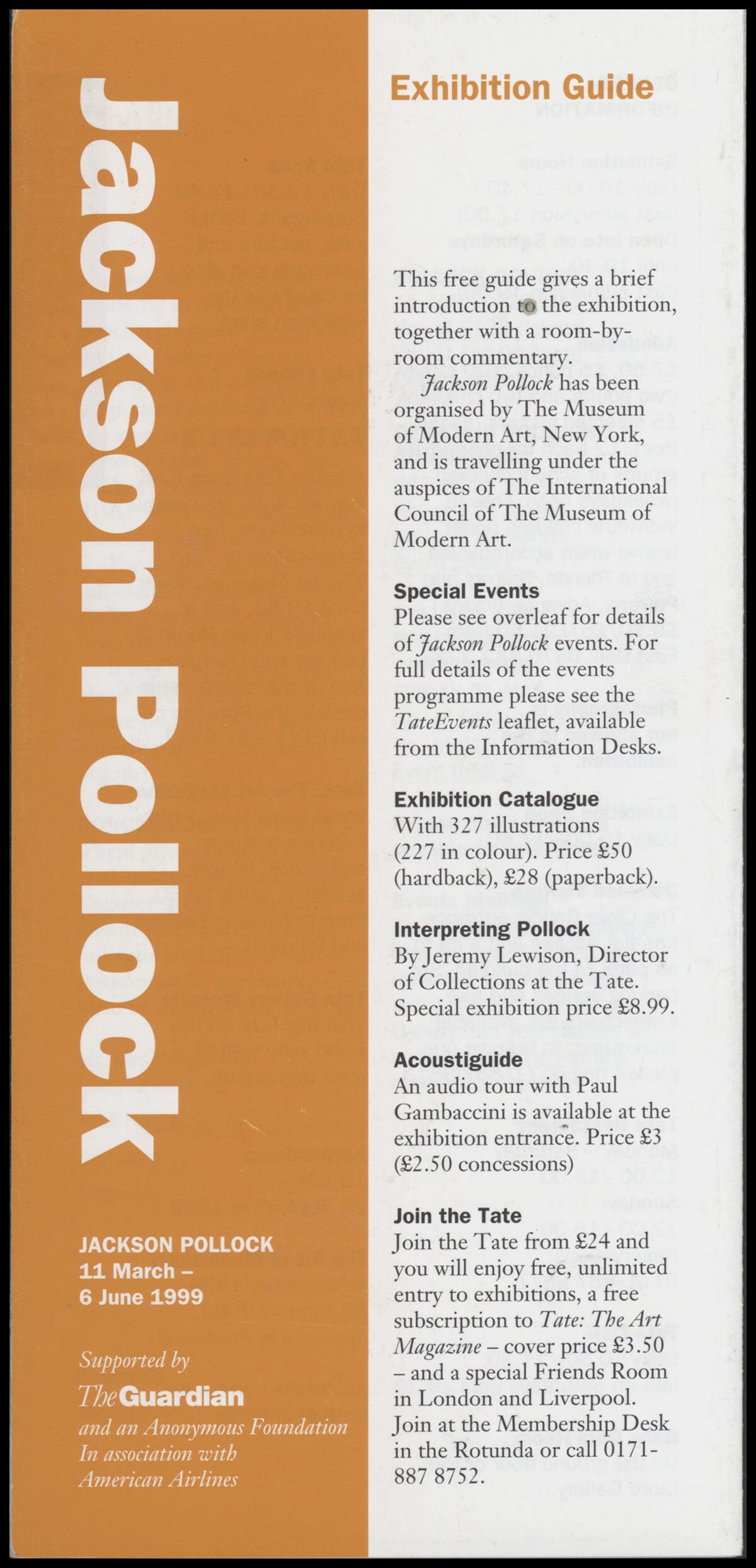 Ephemera: Invitation to Jackson Pollock moma, November 1, 1998-february ...