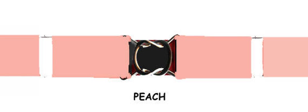 STRETCH BELT PEACH 1 Wide Elastic 3-sizes for Kids & Adults Adjustable ...