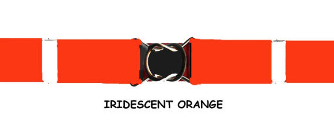 STRETCH BELT ORANGE Neon 1 Wide Elastic 3-sizes for Kids & Adults ...