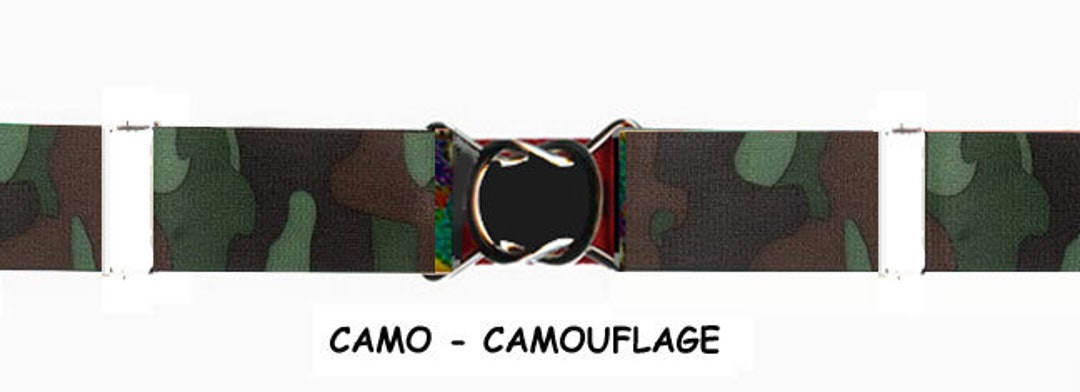 STRETCH BELT CAMO in 1 Wide Elastic Camouflage 3-sizes for Kids ...
