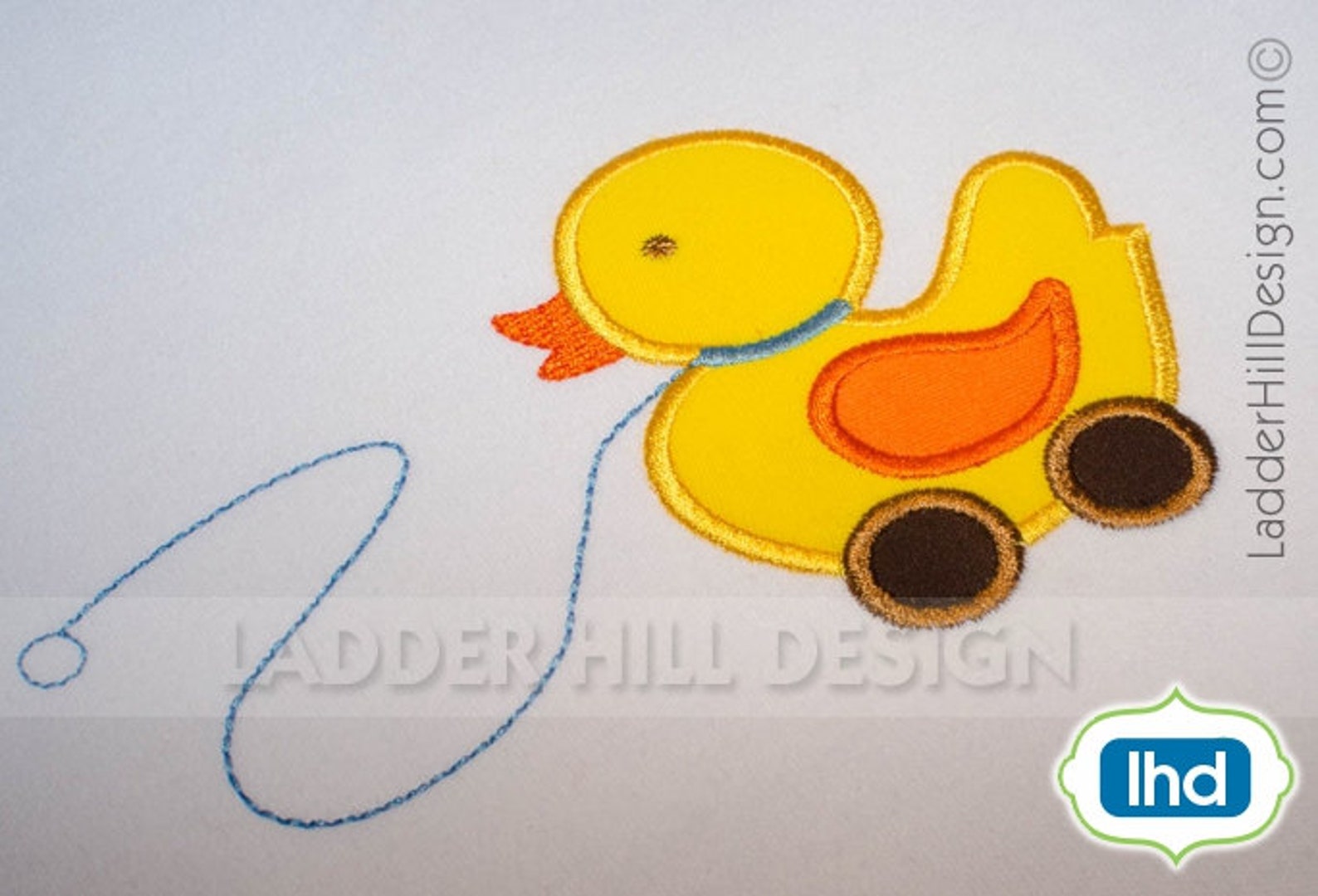 Duck Applique Embroidery Heirloom Embroidery Design Duck | Etsy