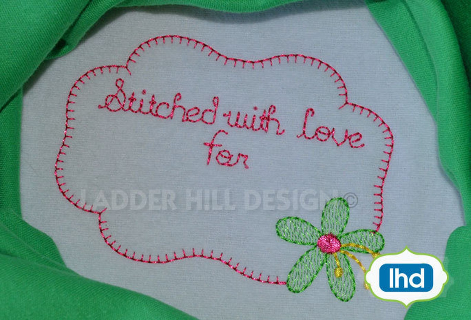 Quilt Label Embroidery Design Custom Quilt Label | Etsy