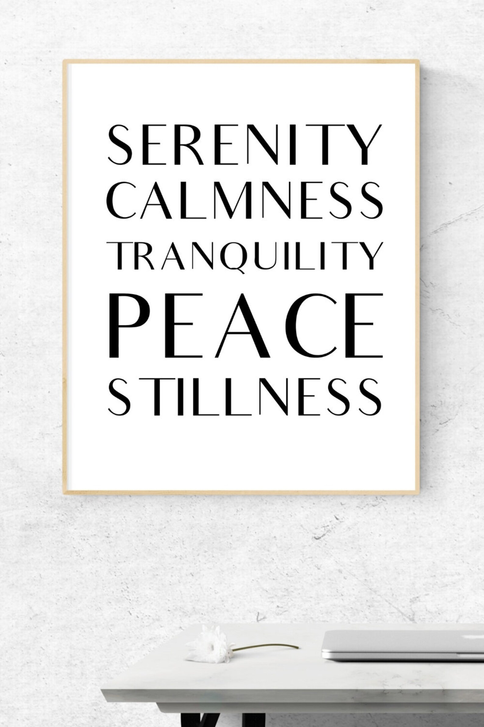 Serenity Calmness Tranquility Peace Stillness Self Love Yoga - Etsy
