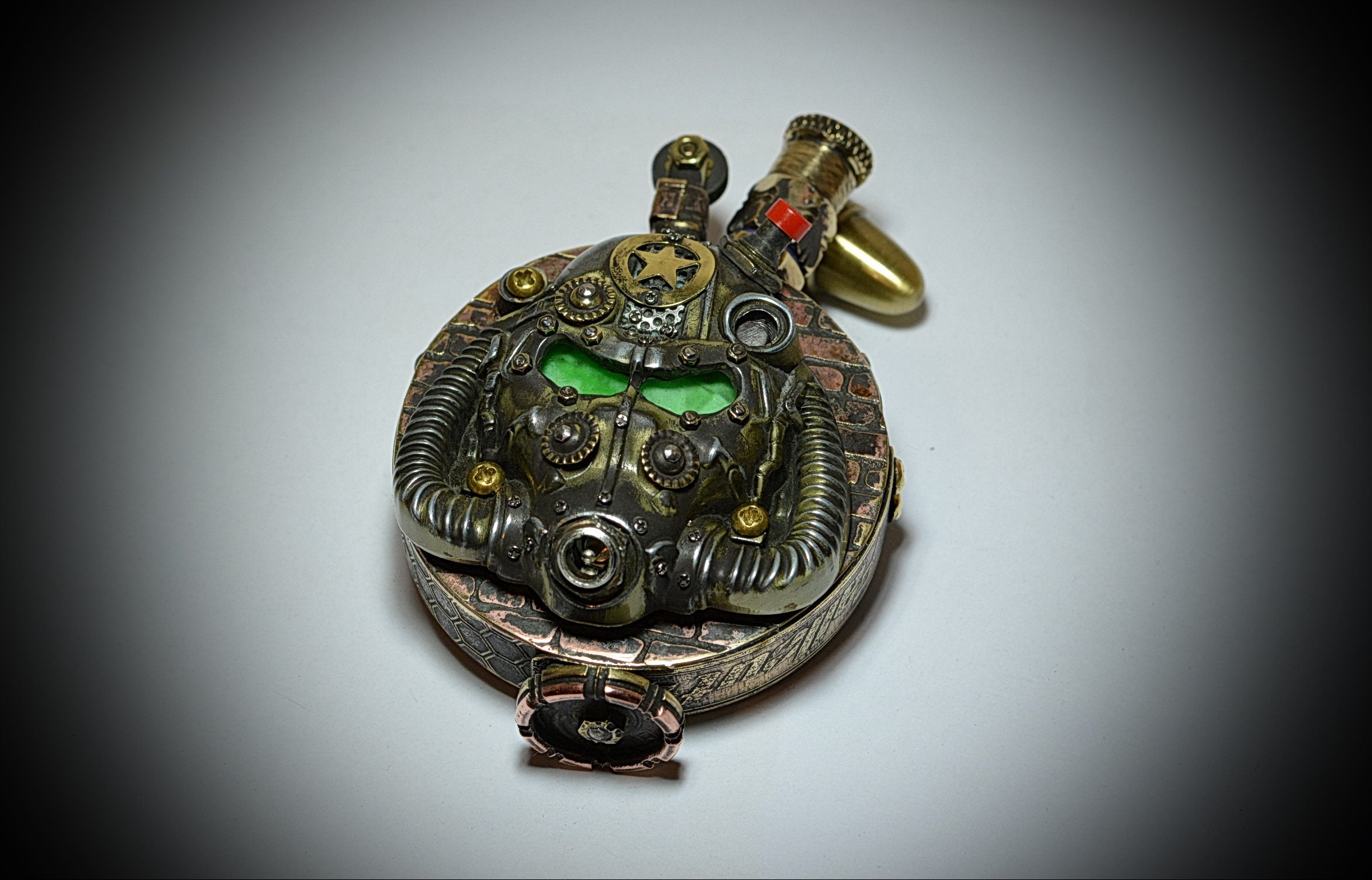 Steampunk lighter FallOut gasoline. | Etsy