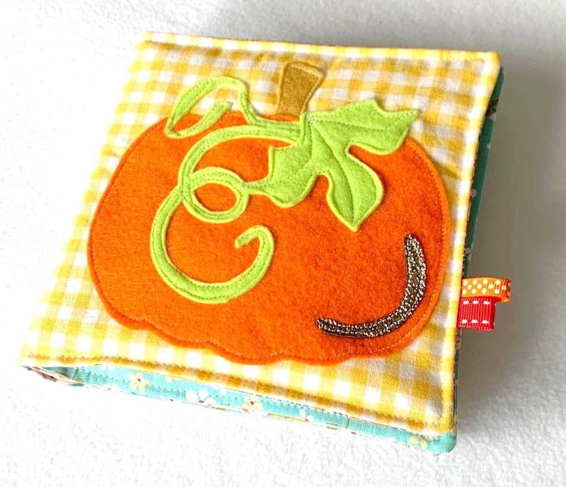Baby Fabric Book, Quiet Book, Fabric Book With Contrasting Images, Baby ...