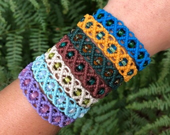 Macrame bracelet | Etsy