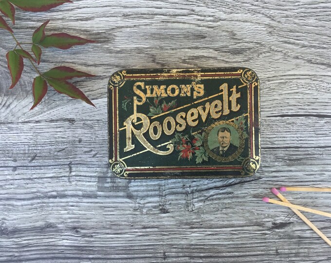 Vintage Simon’s Roosevelt Cigar Tin, H. Simon and Sons Limited ...