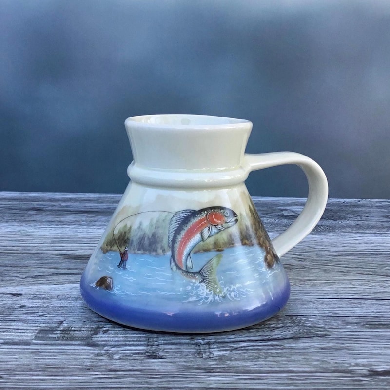 Wide Base Mug - Etsy