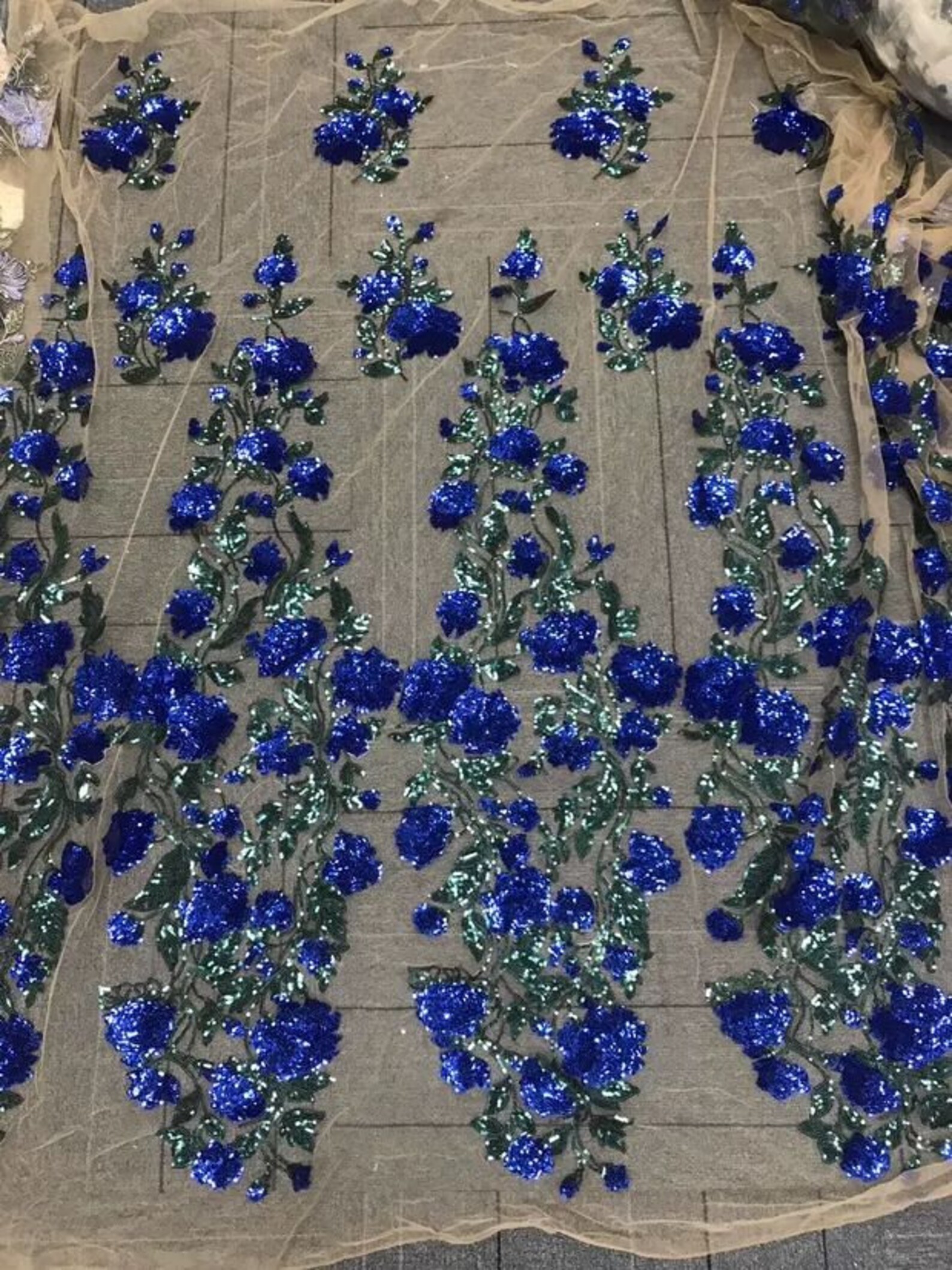 1 Yard Rose Sequin Dress Fabricembroidery Sequin Dresses - Etsy